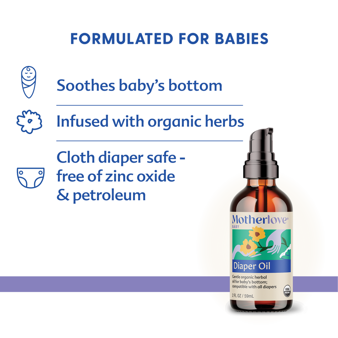 Organic Diaper Oil | Motherlove – Motherlove Herbal Company